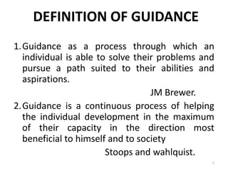 Guidance and counseling | PPTX