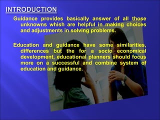 Guidance & Education | PPT