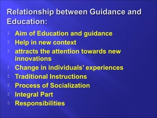 Guidance & Education | PPT | Education