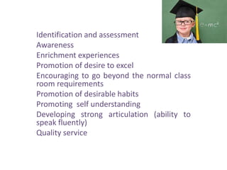 Guidance for gifted children | PPTX