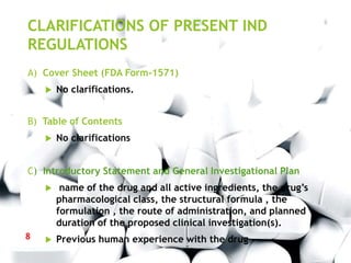 Guidance for industry content and format of investigational new drug ...