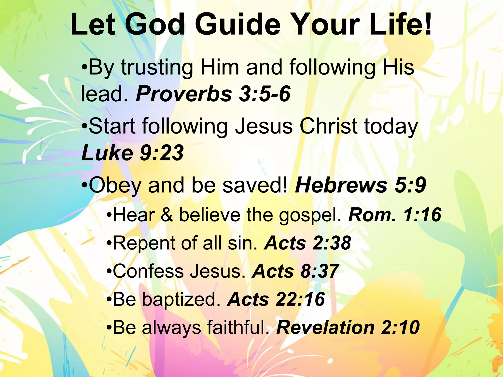 Guidance for life | PDF