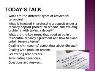 Guidance for residential landlords and tenants | PPTX | Houses | Real ...