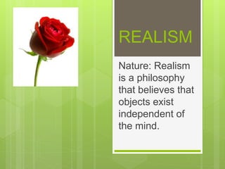REALISM / CONSTRUCTIVISM | PPT