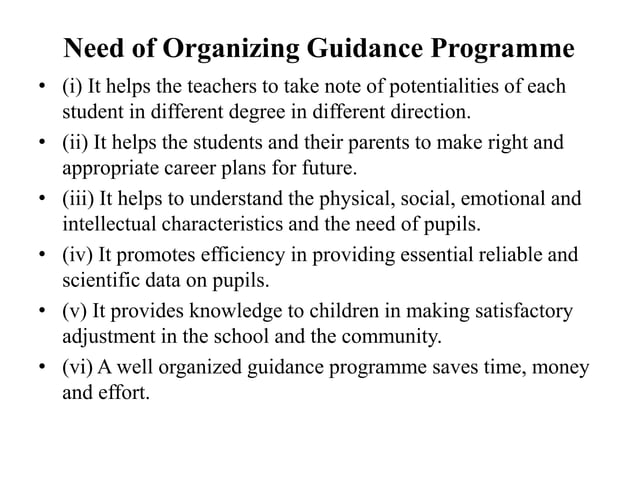Guidance in education | PDF