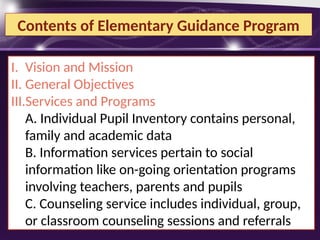 GUIDANCE IN KINDERGARTEN AND ELEMENTARY LEVEL,PPT_ORIGINAL-LOUIE.pptx