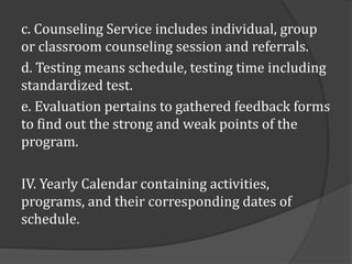 Guidance in the elementary school | PPTX