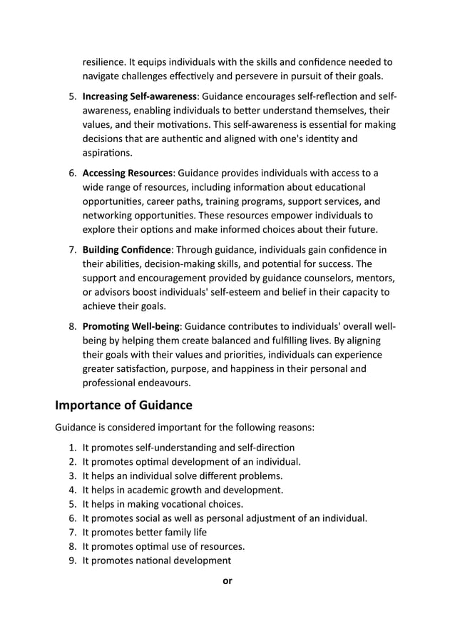 Guidance_and_Counselling.pdf B.Ed. 4th Semester | PDF | Career Planning | Careers