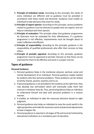 Guidance_and_Counselling.pdf B.Ed. 4th Semester | PDF