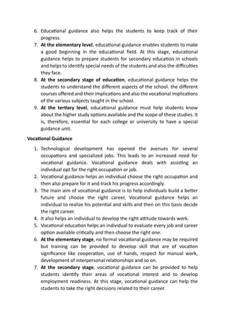 Guidance_and_Counselling.pdf B.Ed. 4th Semester | PDF