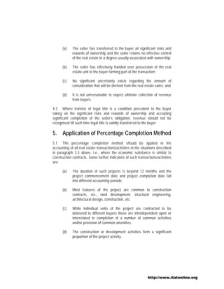 Guidance note on_accounting_for_real_estate_transactions_revised_2012 | PDF