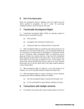 Guidance note on_accounting_for_real_estate_transactions_revised_2012 | PDF