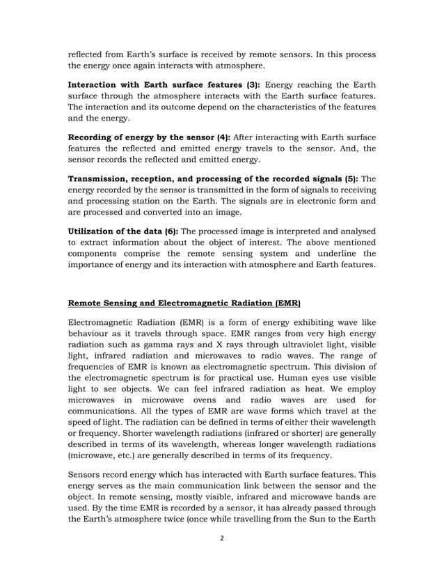 Guidance Note on Usage of Remote Sensing Data and Geographic ...