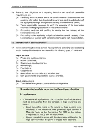 Guidance on Beneficial Ownership | PDF