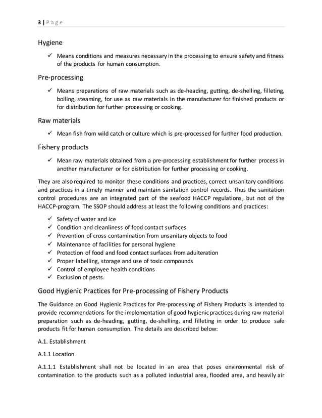 Guidance on good hygiene practices | DOCX