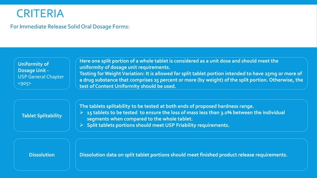 Guidance on tablet scoring | PPTX