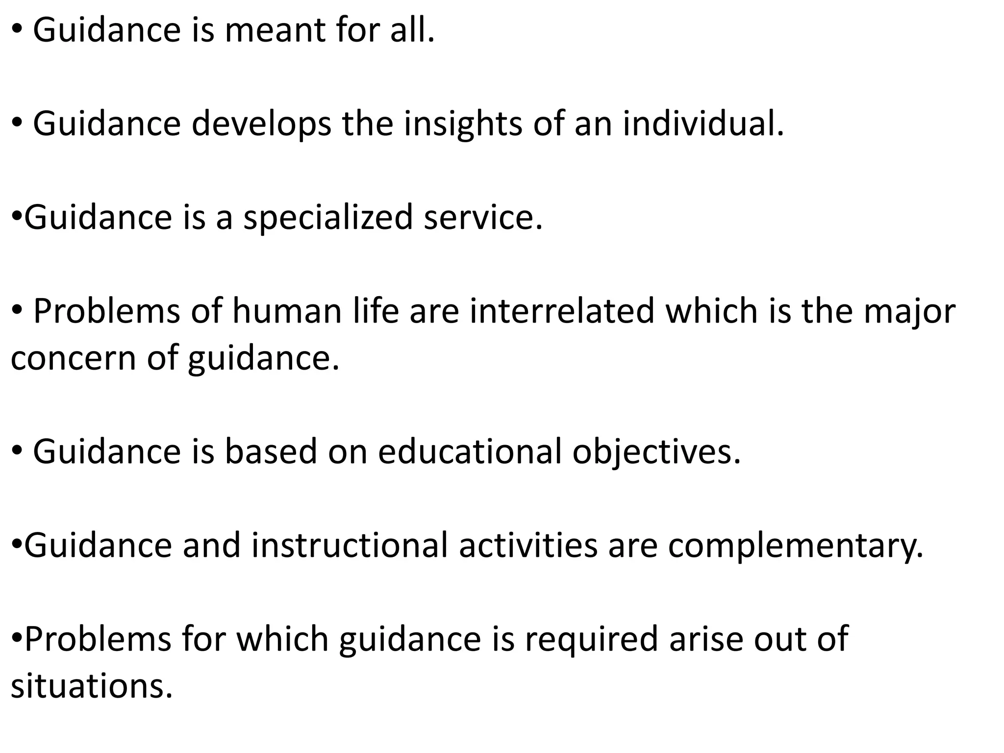 Guidance principles | PPTX