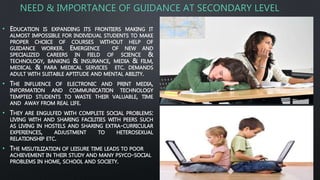 Guidance in secondary schools | PPTX