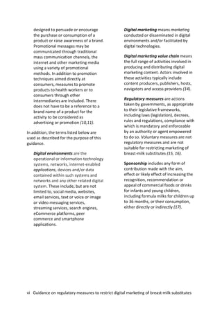 OMS: Diretrizes para um controle da promoção comercial dos ditos ...