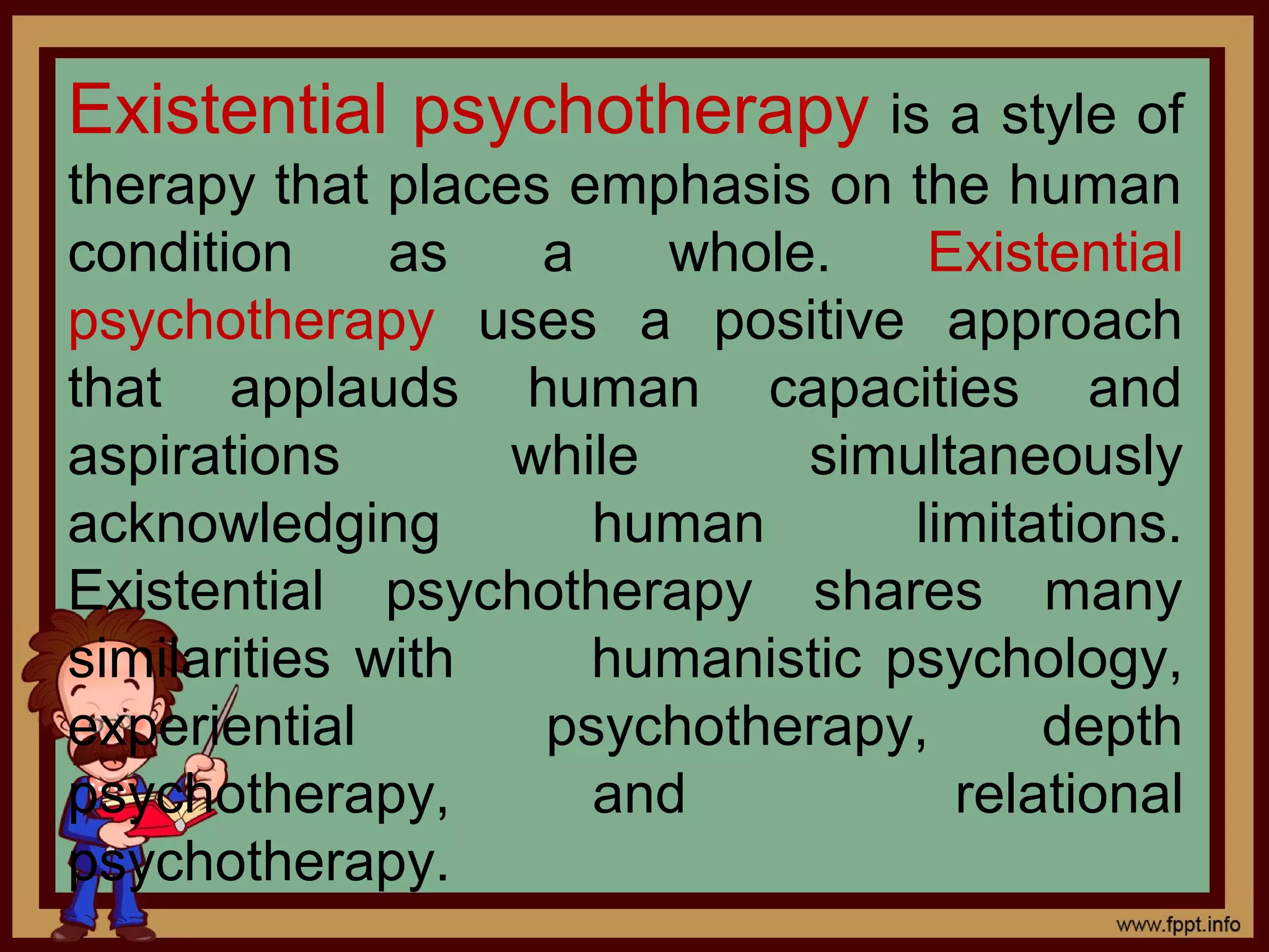 EXISTENTIAL THERAPY | PPT