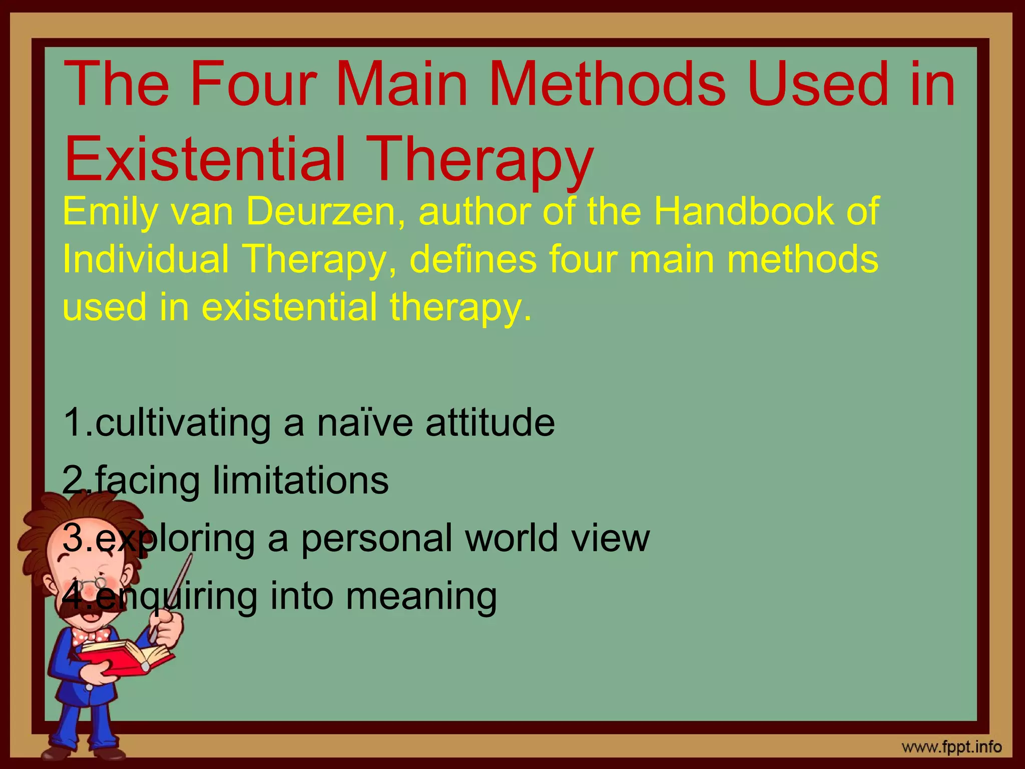 EXISTENTIAL THERAPY | PPT