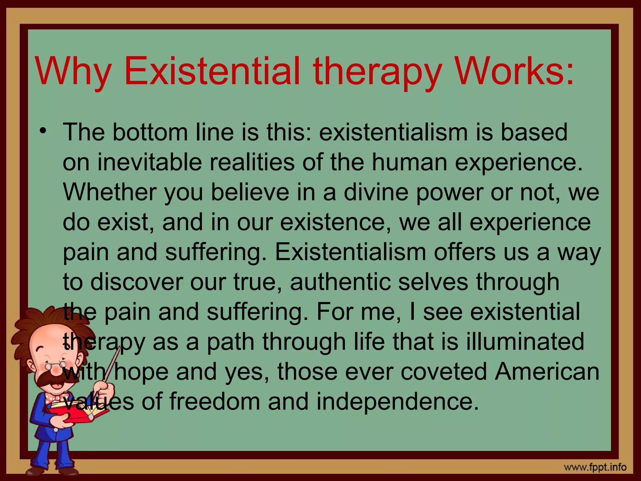 EXISTENTIAL THERAPY | PPT