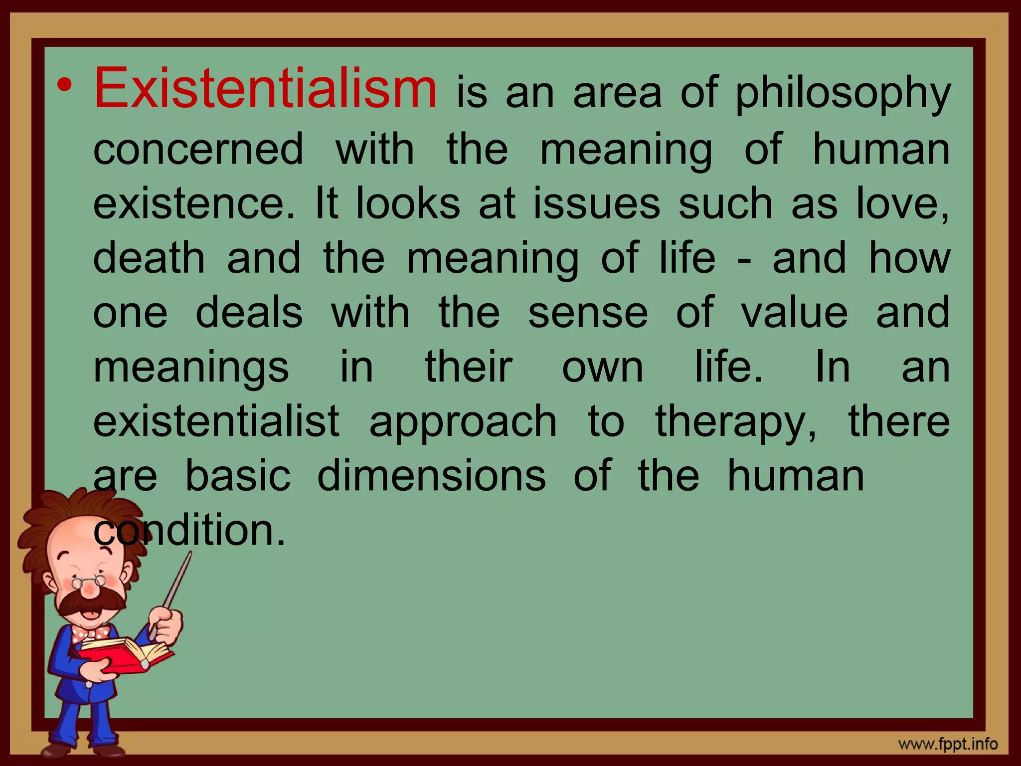 EXISTENTIAL THERAPY | PPT