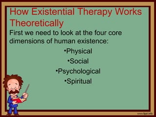 Existential Therapy Ppt