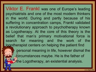 EXISTENTIAL THERAPY | PPT