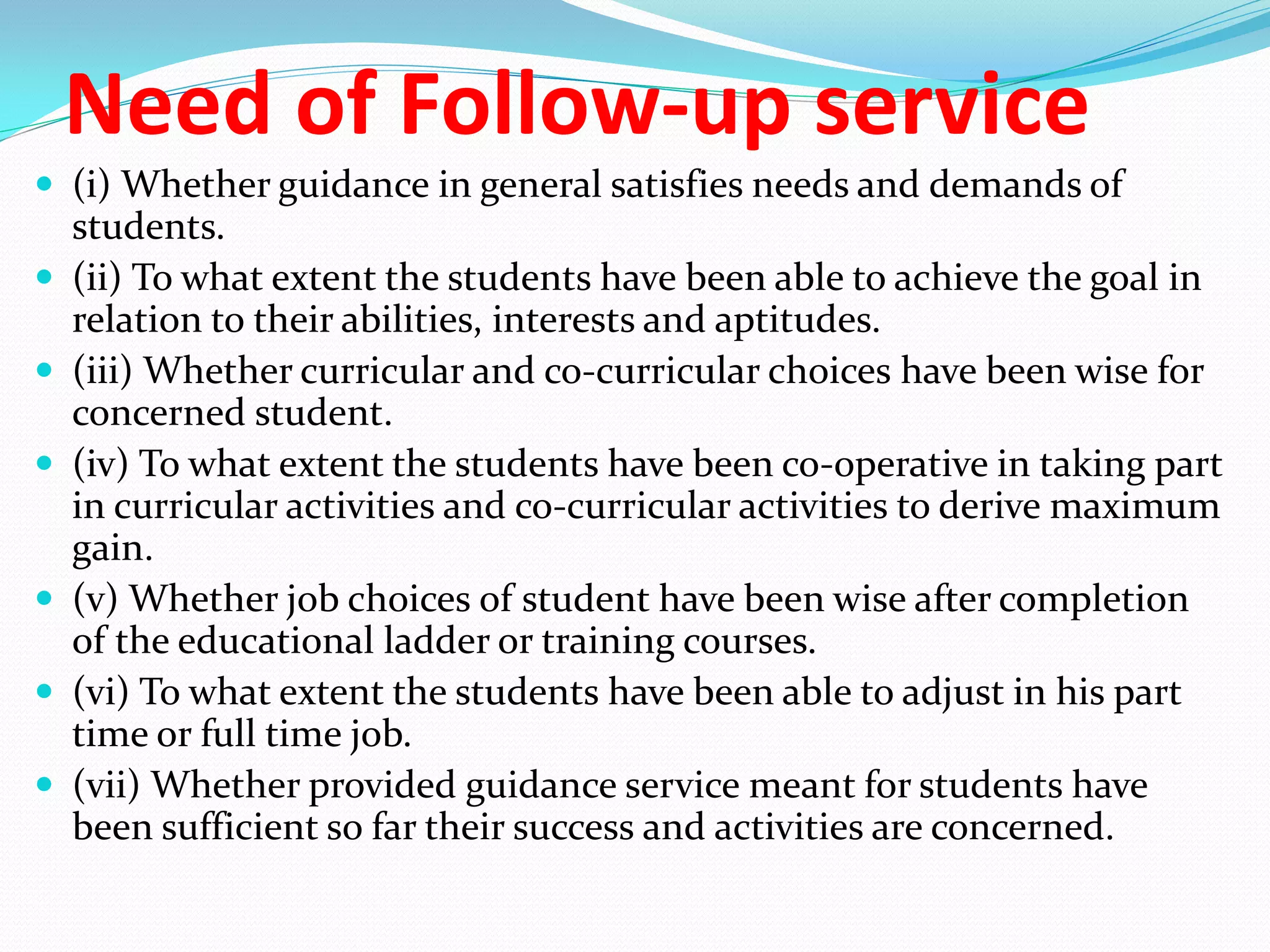 Guidance services | PDF