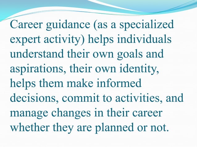 Guidance services | PDF
