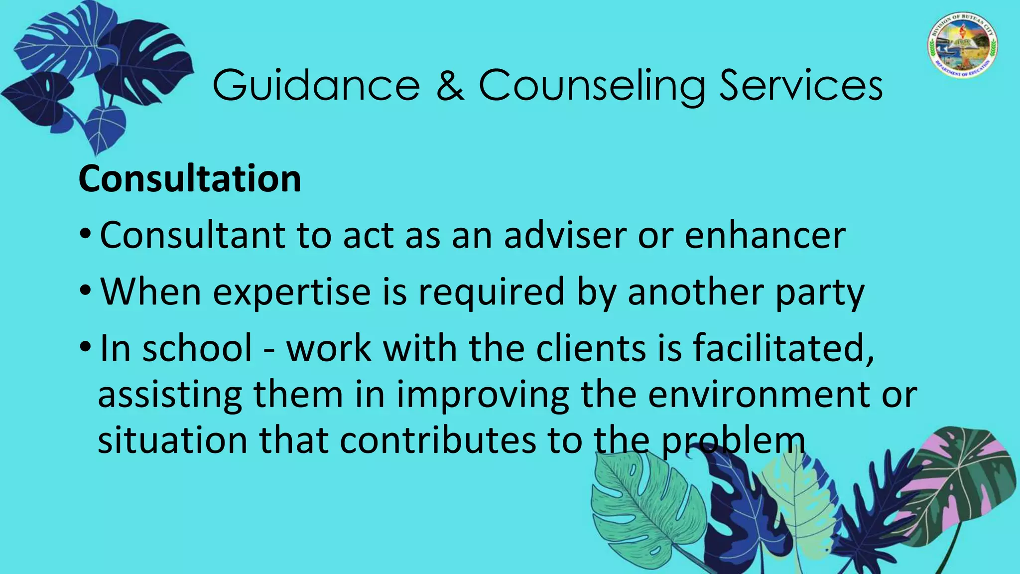 GUIDANCE SERVICES and ACTION PLAN.pptx