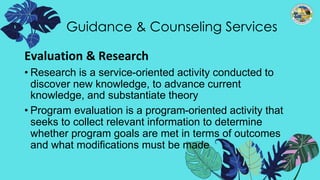 GUIDANCE SERVICES and ACTION PLAN.pptx
