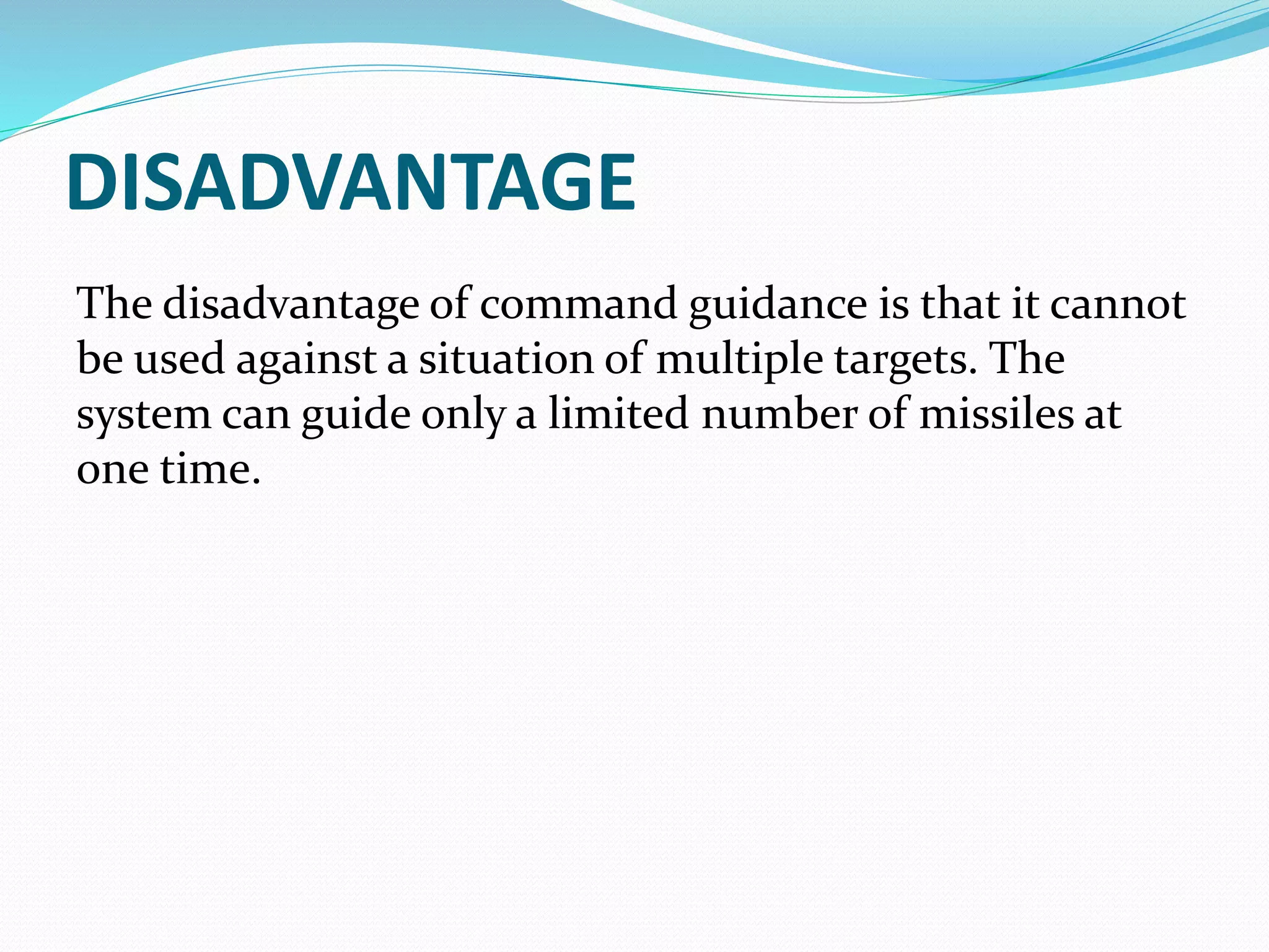 Guidance system in missiles | PPTX