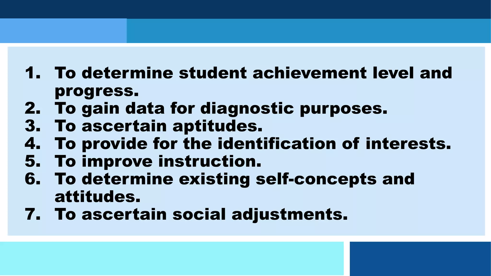 Guidance TYPES OF TEST | PPTX