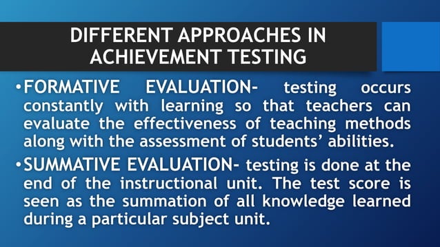 Guidance TYPES OF TEST | PPTX