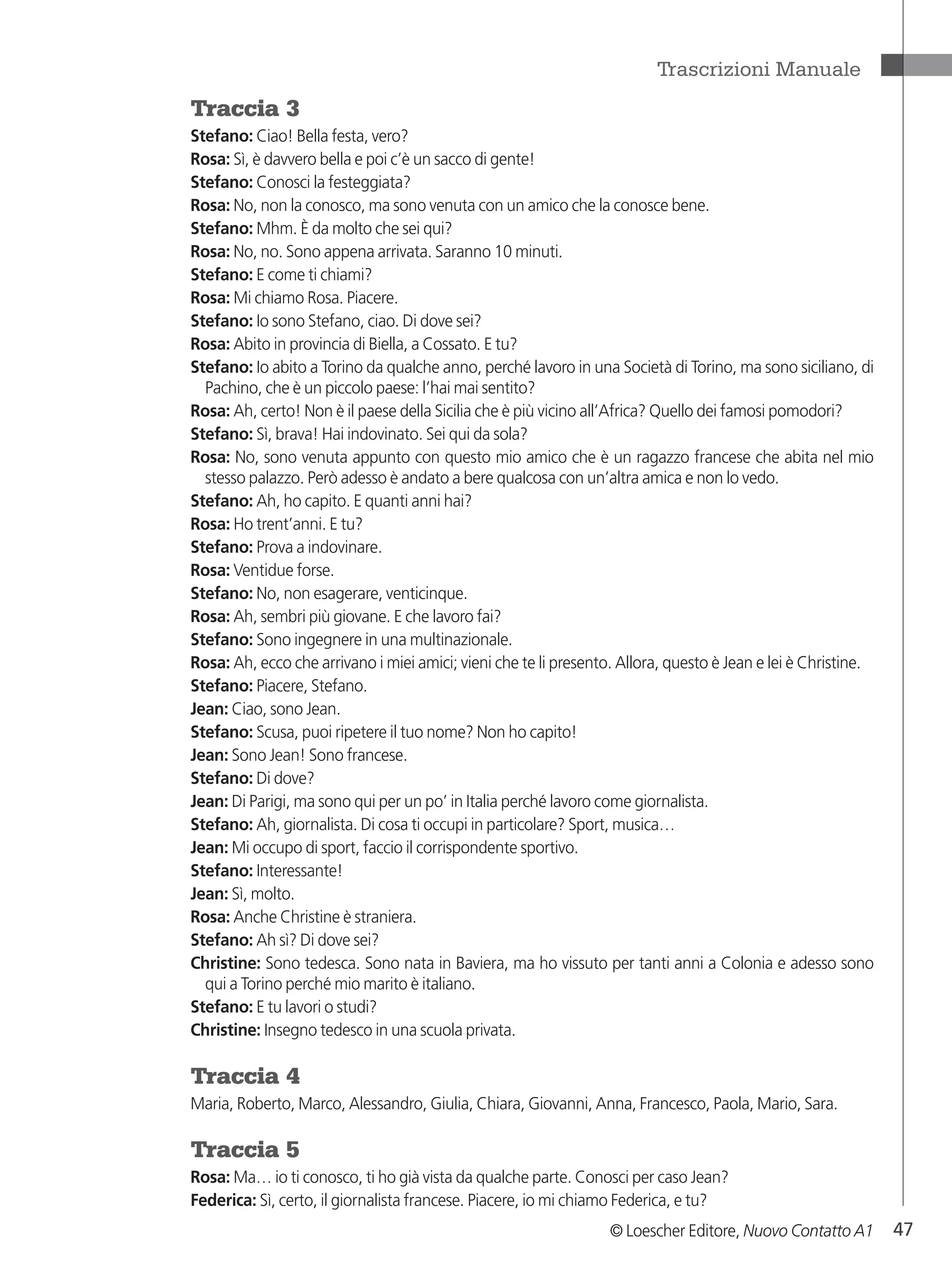 Guida nuovo contatto_a1_imp4 | PDF