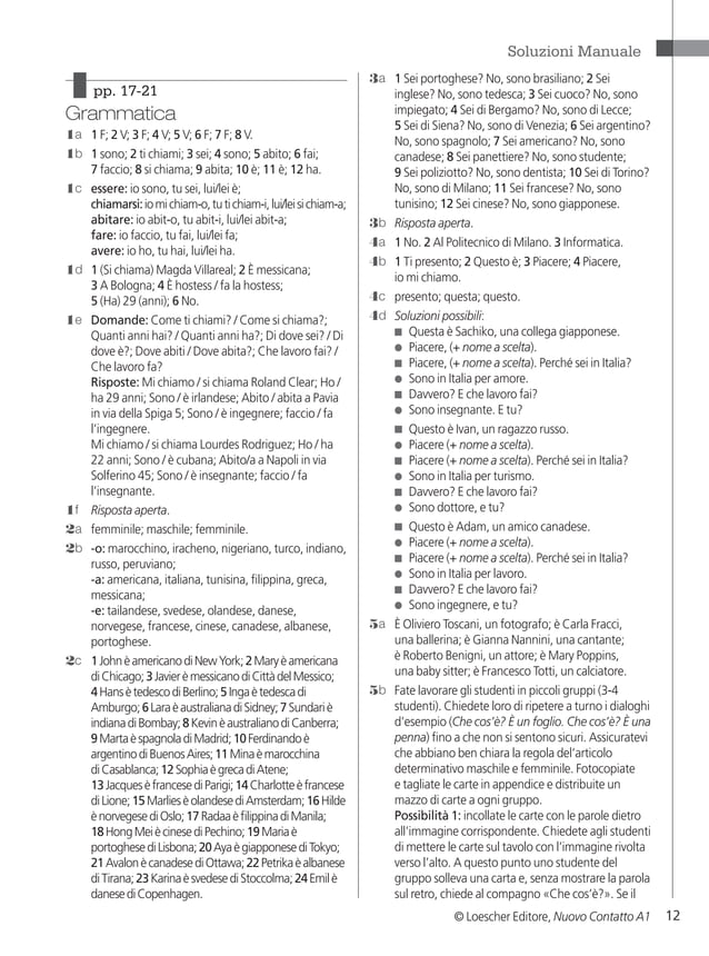 Guida nuovo contatto_a1_imp4 | PDF