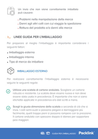 Guida Imballaggio Packlink | PDF