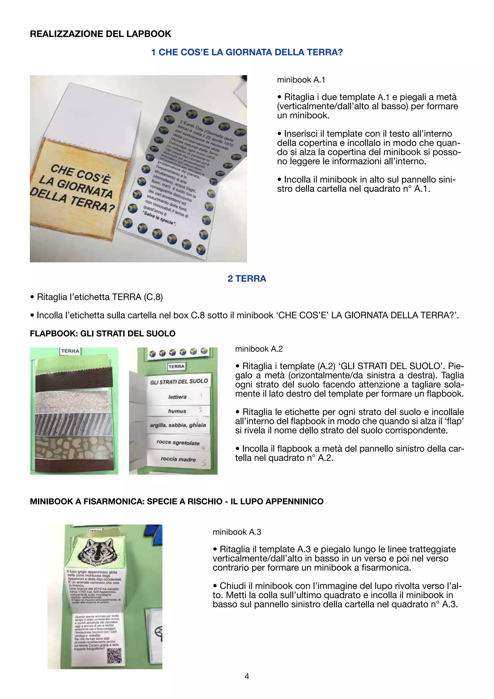 2. LAPBOOK "La Terra è nelle Tue Mani" Guida per l'insegnante - ROTARY ...