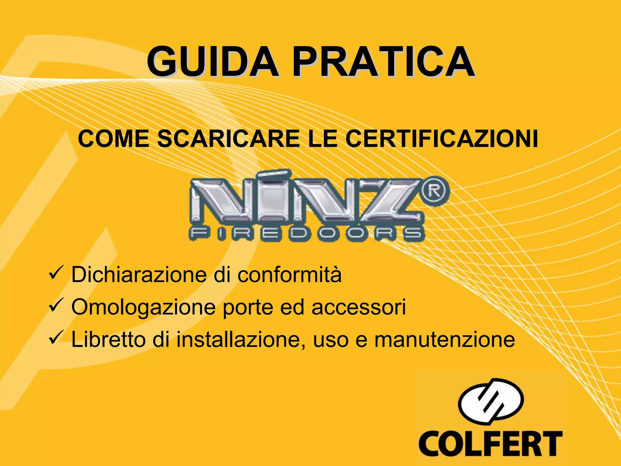 Guida pratica alle certificazioni Ninz | PDF