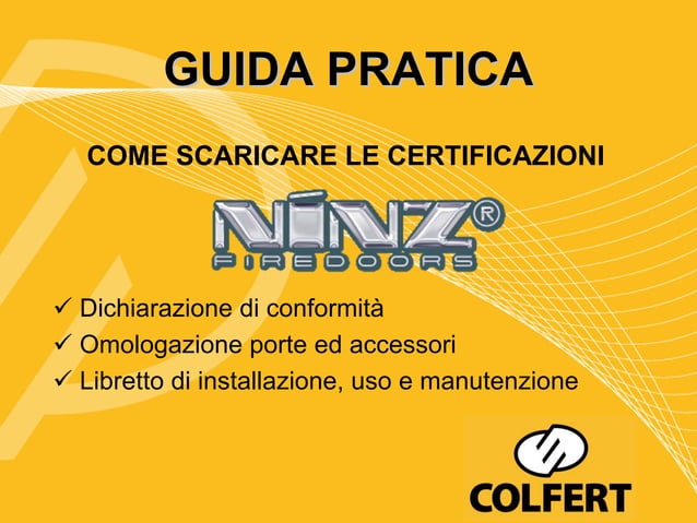 Guida pratica alle certificazioni Ninz | PDF