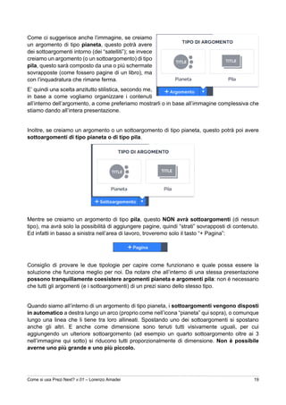 Guida in italiano a Prezi Next | PDF