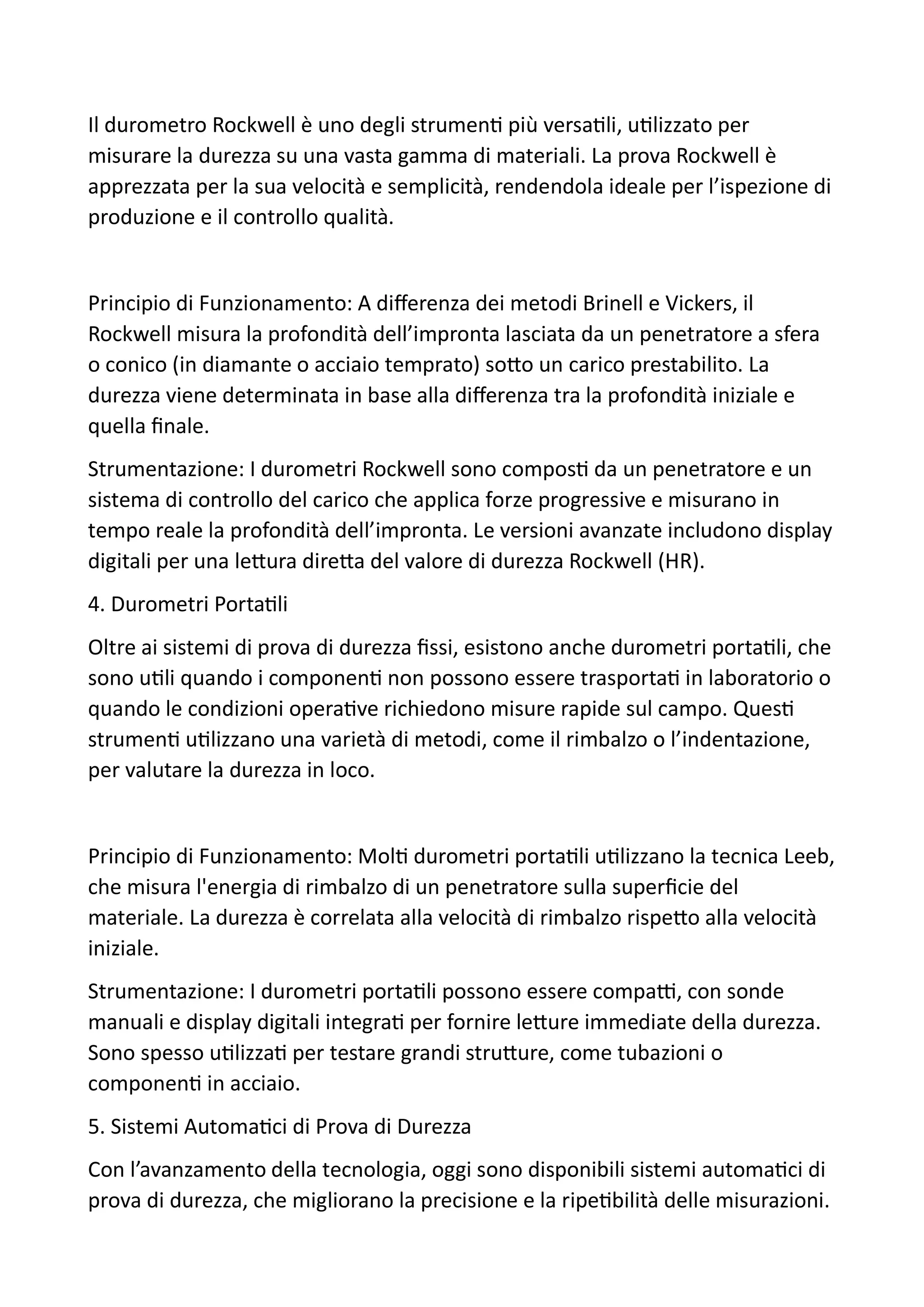 Prova di durezza - Guida completa delle prove di Laboratorio | PDF