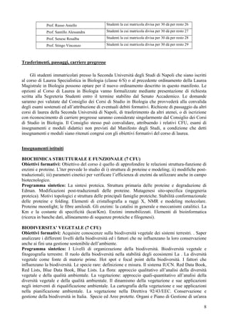 Guida studente laurea_magistrale_biologia_2011-2012 | PDF