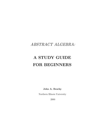 abstract algebra | PDF