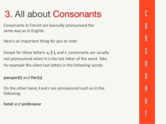The ultimate guide for french pronunciation The ultimate guide for french pronunciation
