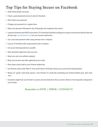 Guide to facebook security | PDF