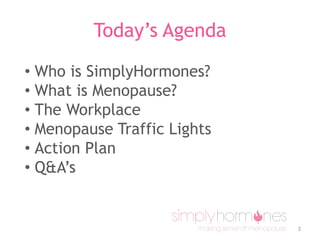 Menopause in the Workplace - A Guide 4-managers | PPTX