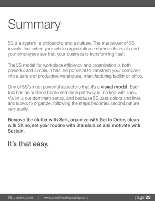 Free Guide to 5S | PDF